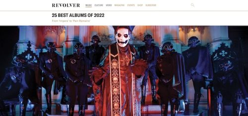 LISTMANIA 2022: REVOLVER'S LIST OF THE 25 BEST ALBUMS OF 2022 - NO CLEAN SINGING